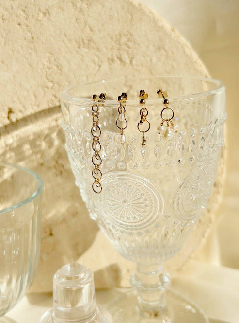 Roina Stud Earrings - 925 Sterling silver - OHZO By J Jewellery