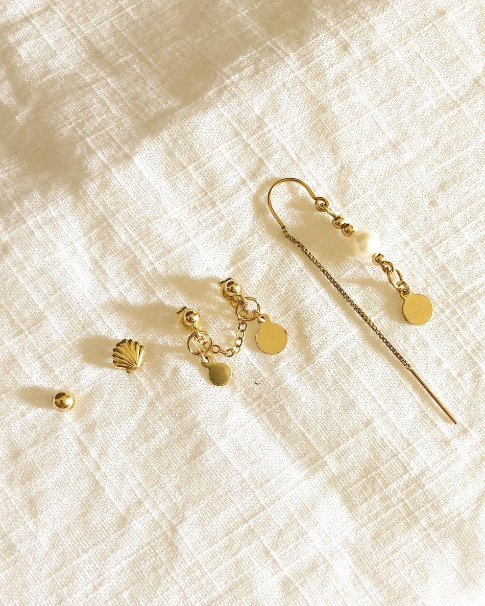 Chelsea Double Chained Stud - OHZO By J Jewellery